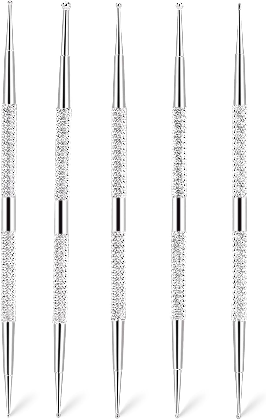 Amazon.com: 5Pcs Dotting Tools for Nail Art 2 Way Dotting Pen Tool Nail ...