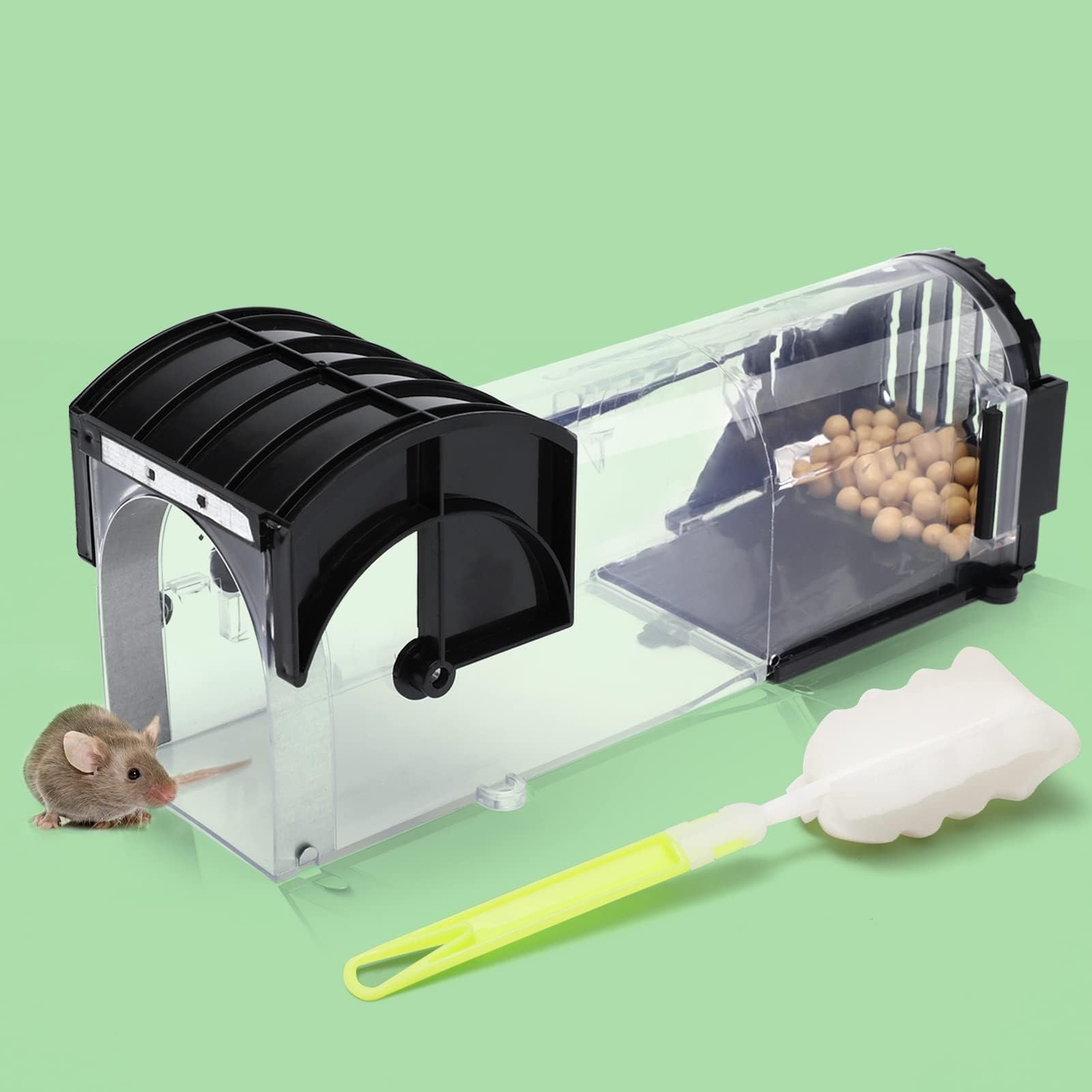 KEPLIN Humane Mouse Trap - Safe No-Kill Design, Child & Pet-Friendly ...