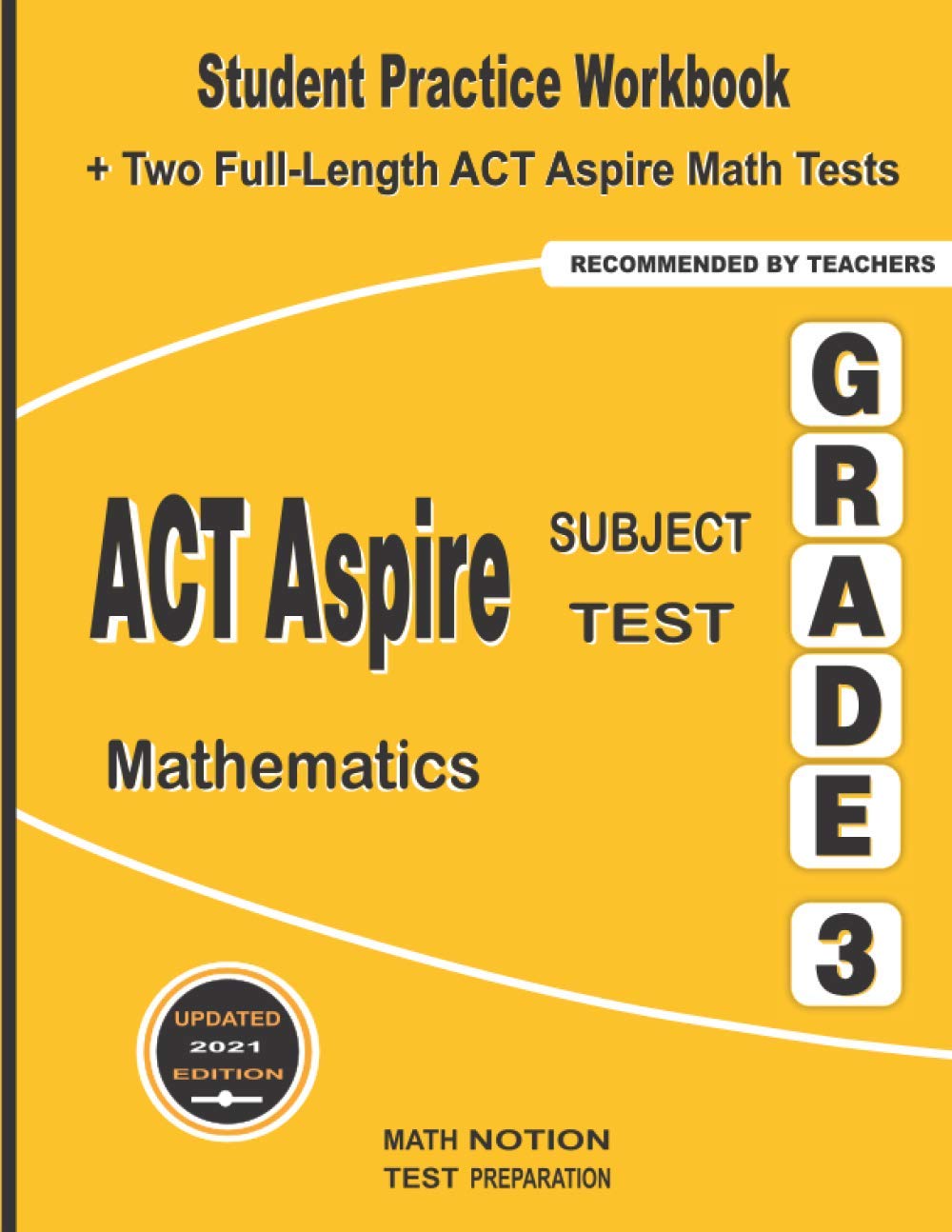 Act Aspire Subject Test Mathematics Grade 3: Student Practice Workbook ...