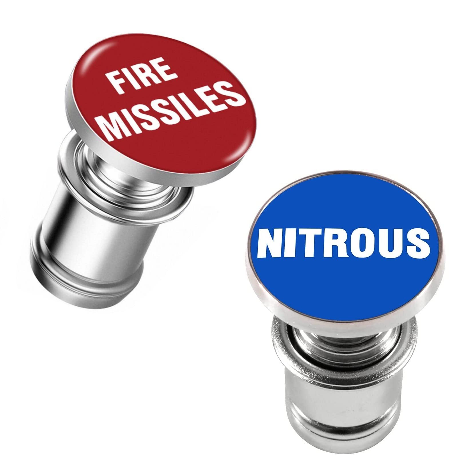 Amazon.com: 2Pcs FIRE MISSILES NITROUS Button Cigarette Lighter ...
