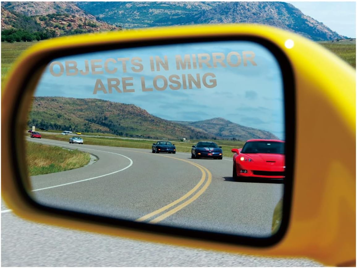 Amazon.com - Objects in Mirror are Losing Decal Sticker Funny JDM Car ...