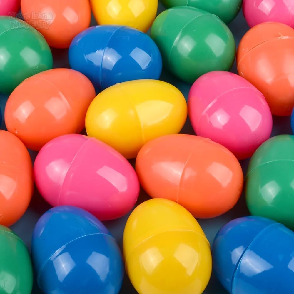 Amazon.com: HENRY DOTS Pack of 60 Fillable Easter Eggs - Bulk Colorful ...