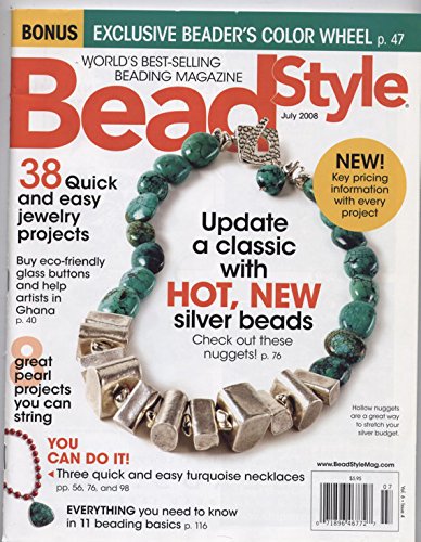 Bead Style Magazine- July 2008: Various: Amazon.com: Books