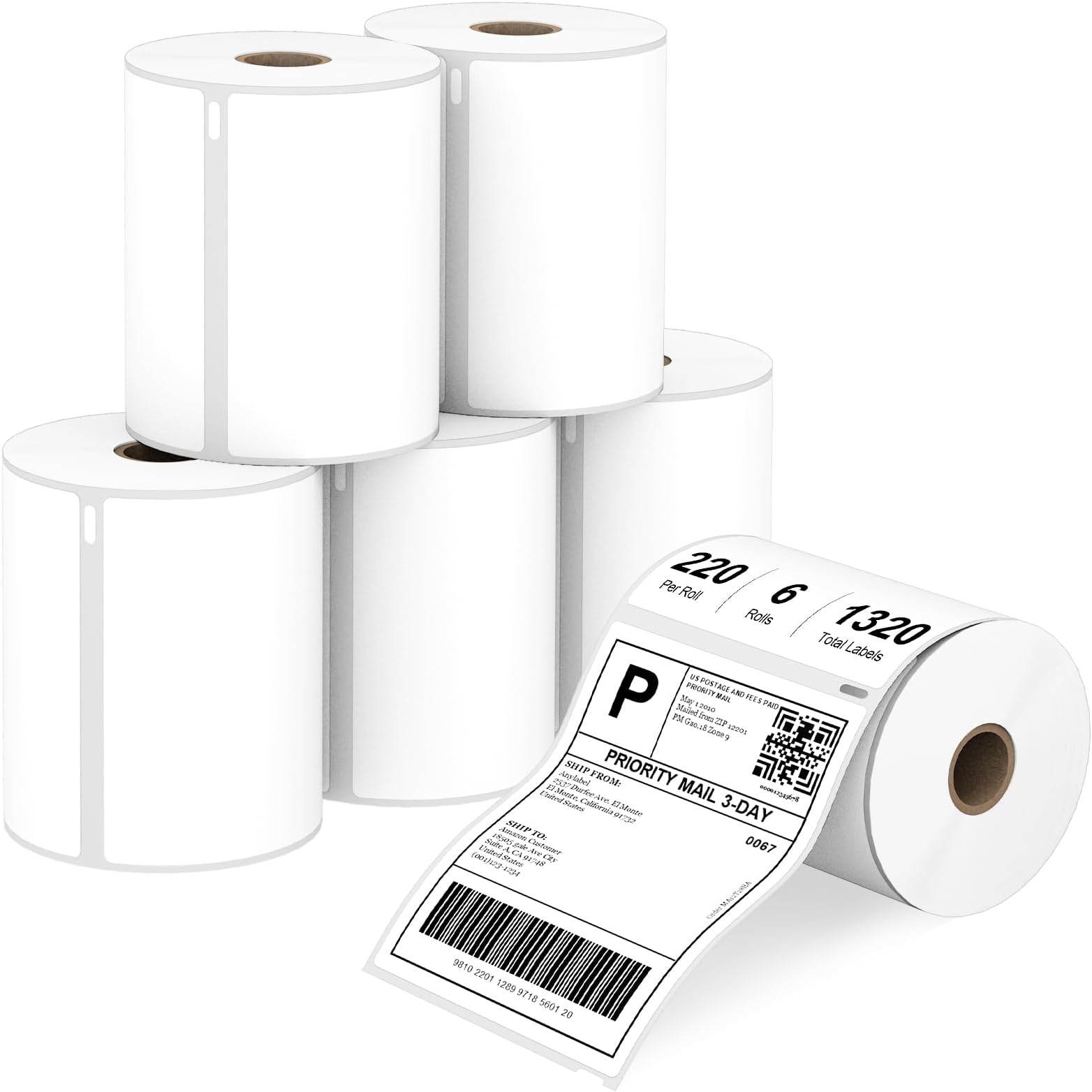 Amazon.com : DYMO Authentic LW Extra-Large Shipping Labels, DYMO Labels ...