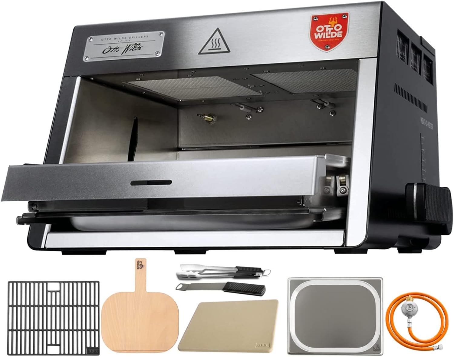 Amazon.com: The Otto Grill Original, Infrared Steak Bundle with Drip ...