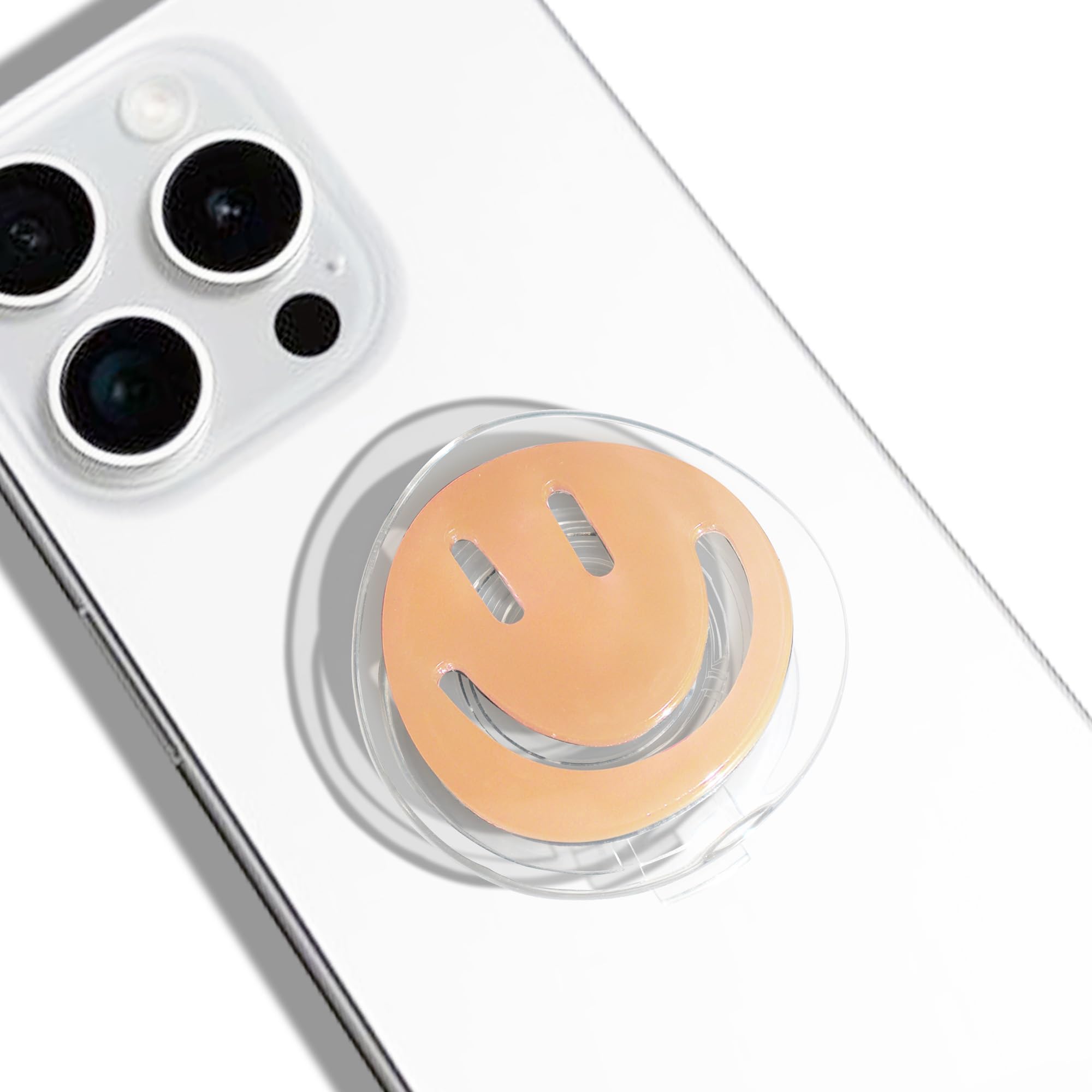Amazon.com: GRIPONG Smiley Face Phone Grip - Fun and Expandable ...