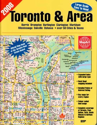 Toronto & Area: Deluxe Street Atlas: MapArt: 9781551982823: Amazon.com ...