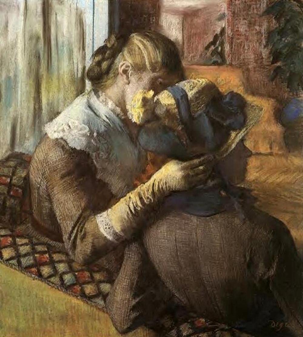 Buy THTHTH Edgar De s At the Milliner's (1883) Canvas wall art Famous ...