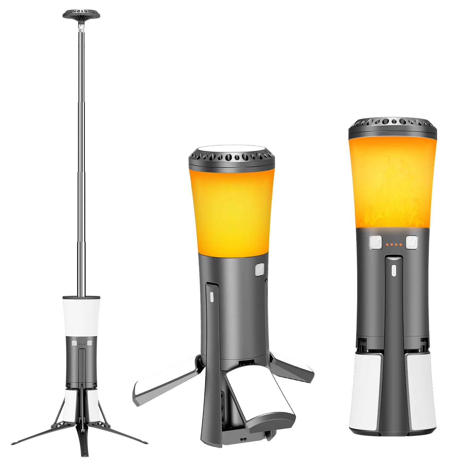 Amazon.com: Telescopic Camping Lights Rechargeable Led Work Light with ...