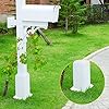 Amazon.com: 6 x 6 Inches Vinyl Post Sleeve Adjustable Vinyl Post Skirt ...