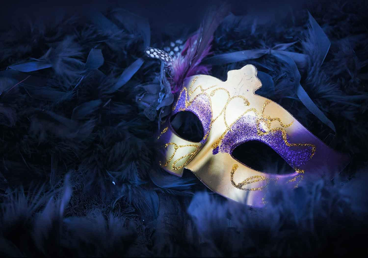 Purple Masquerade Background