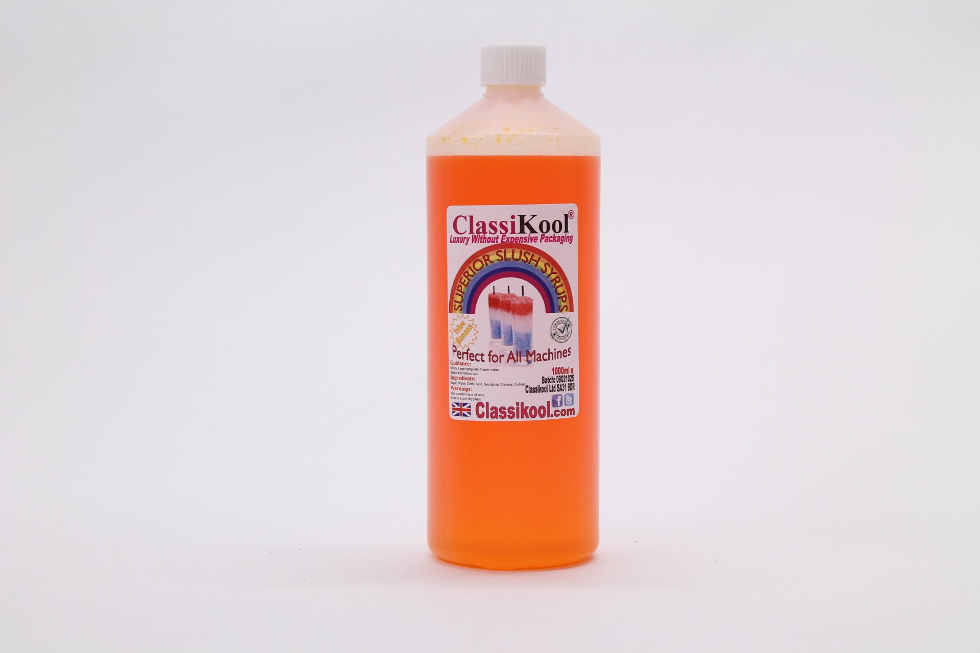 Classikool 1 Litre Yellow Slush Puppy Slushie Syrup Pick Your ...
