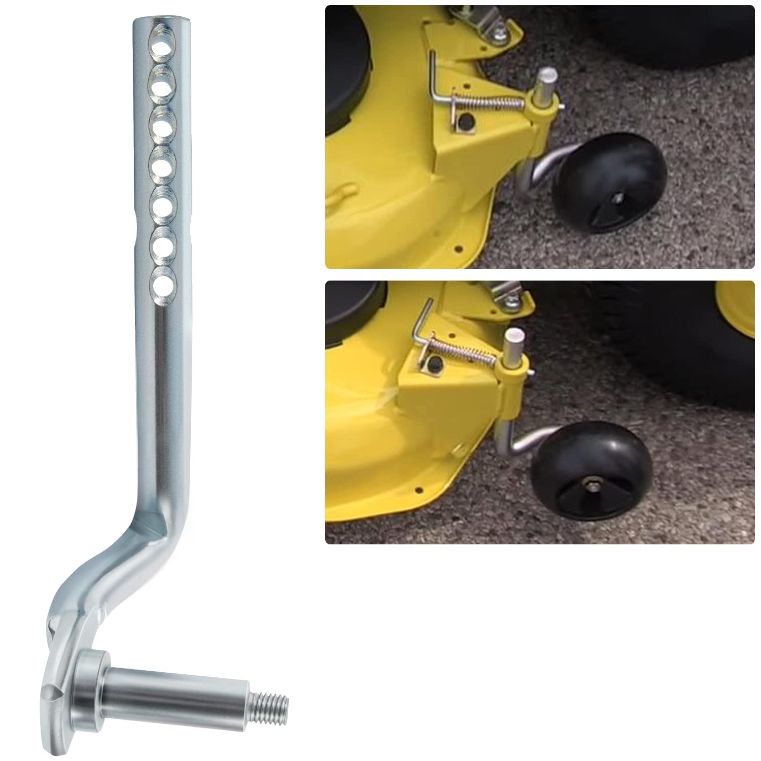 Snapklik.com : Mower Deck Gage Wheel Arm Left Hand Rear Gauge Wheel Arm ...