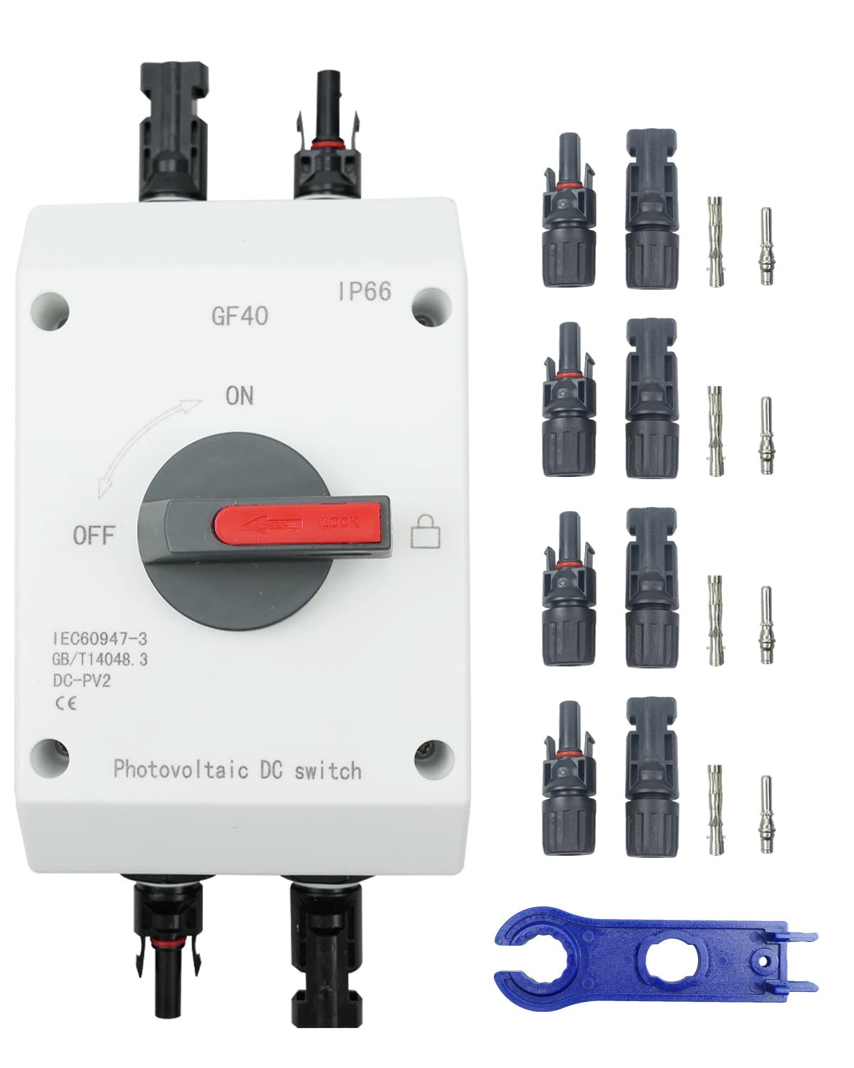 Solar Combiner Switch 500v Disconnect Switch Ip66 Solar System Box ...