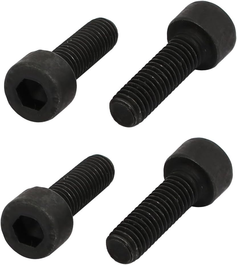 Amazon.com: uxcell 8.8 Grade M5x16mm Hex Socket Drive Fully Threaded ...