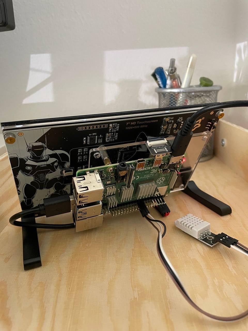 LUCKFOX Raspberry Pi Screen 7 Inch HDMI Touchscreen for Raspberry Pi 5 ...