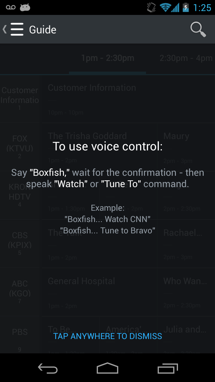 Boxfish TV Guide - App on Amazon Appstore