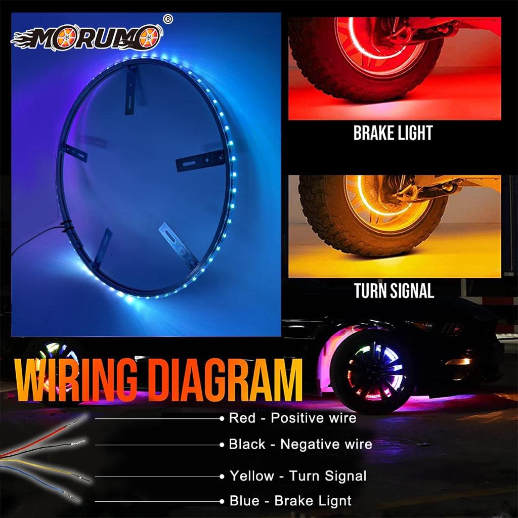 Chasing RGB Wheel Lights For Trucks, With Turn Signal And, 46% OFF