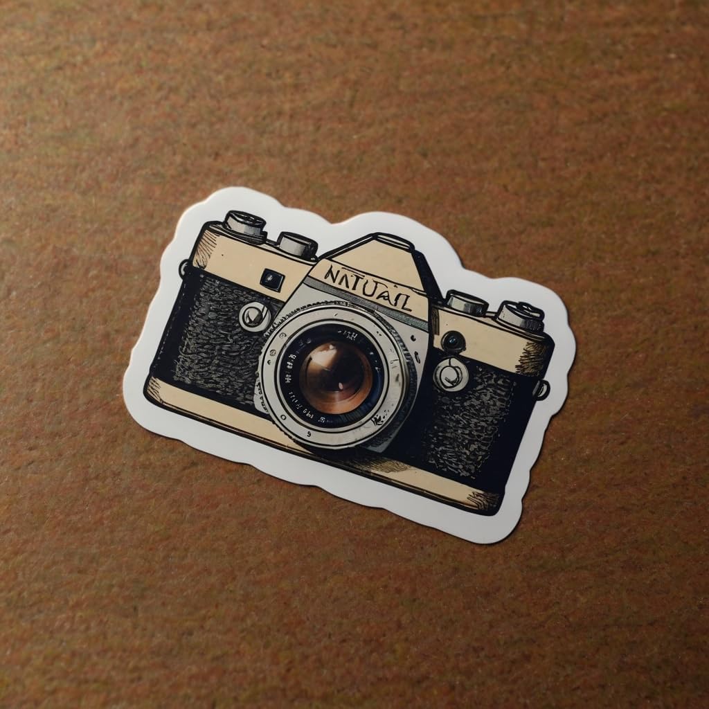Amazon.com: Camera Sticker for Travel & Photography – 4 Inch Adventure ...