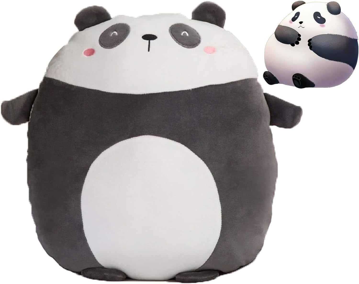 Amazon.com: CASAGOOD Soft Panda Plush Hugging Pillow Cute Panda Stuffed ...