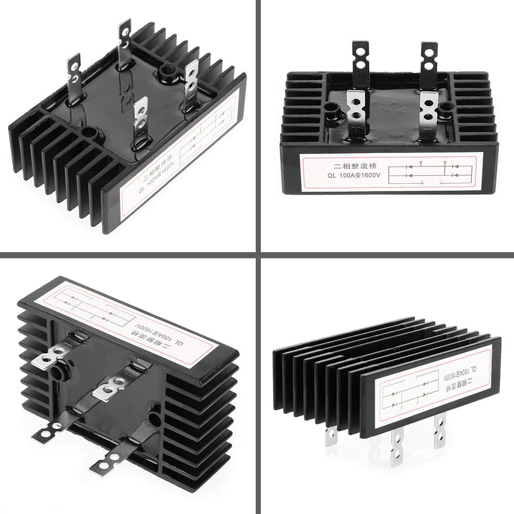 High Power Diode 100A 1600V Bridge Rectifier - High Power 2-Phase Diode ...