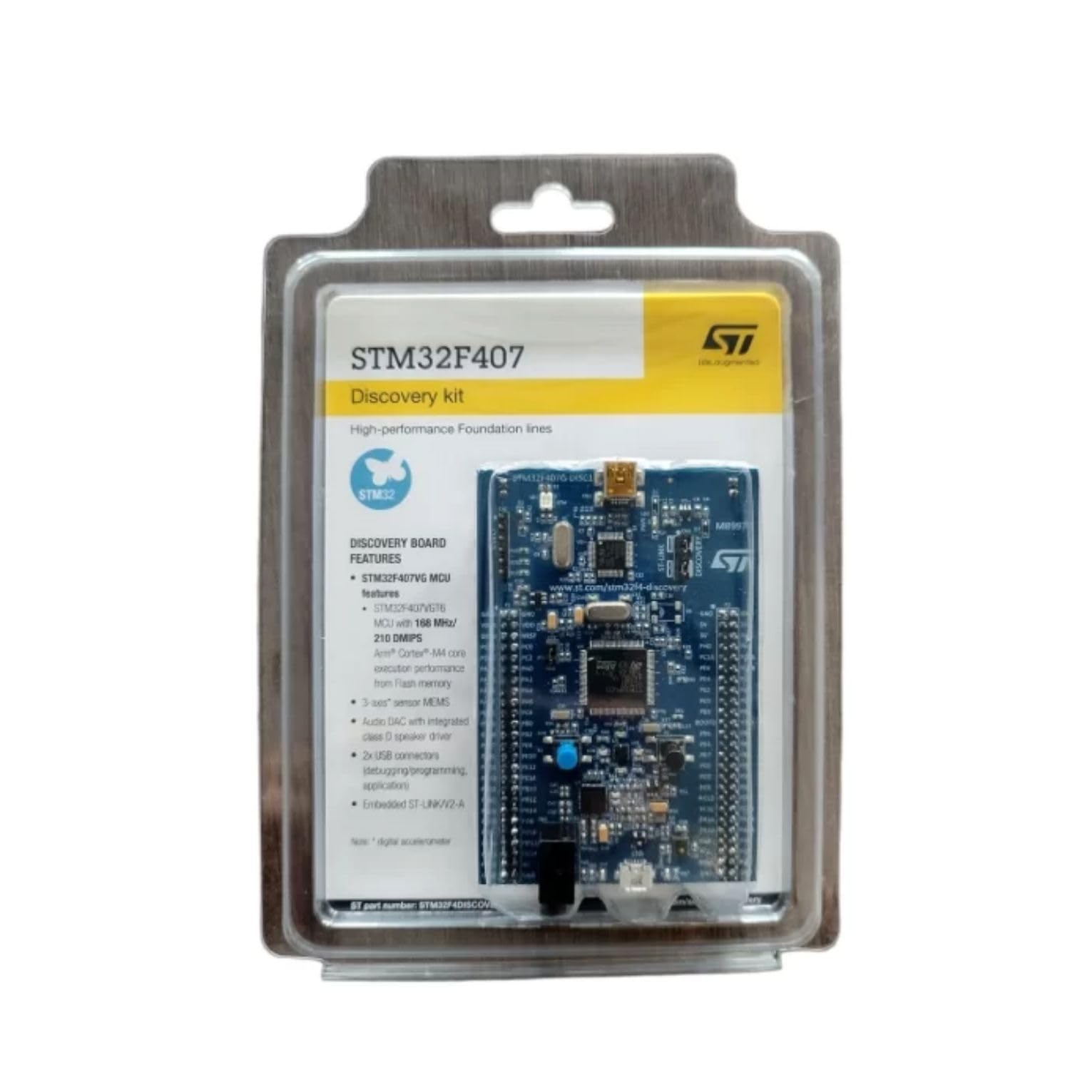 TECHTONICS STM32F407 Discovery Kit, High-Performance MCU Development ...