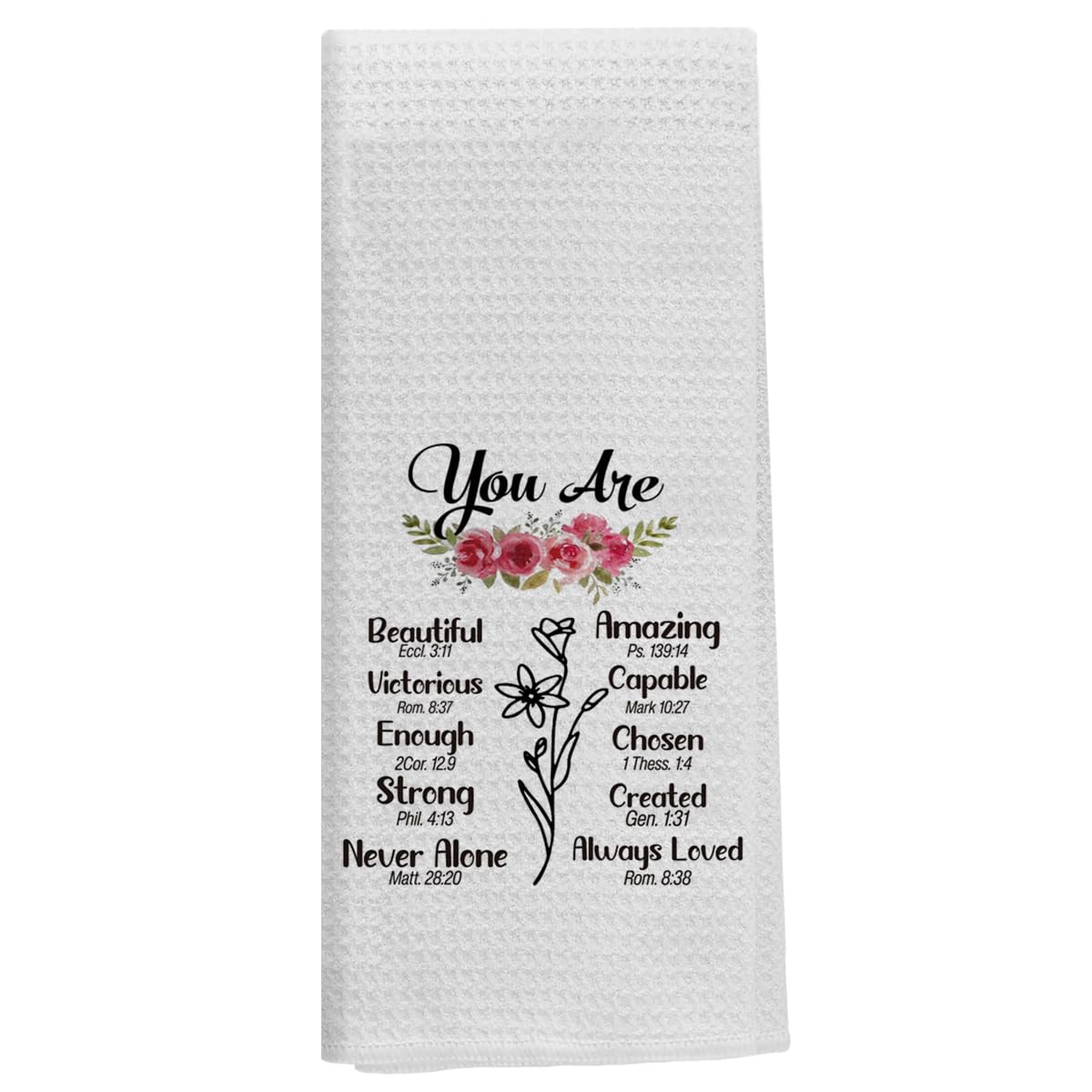 Amazon.com: QGFM Christian Gifts for Women Kitchen Towels,Inspirational ...
