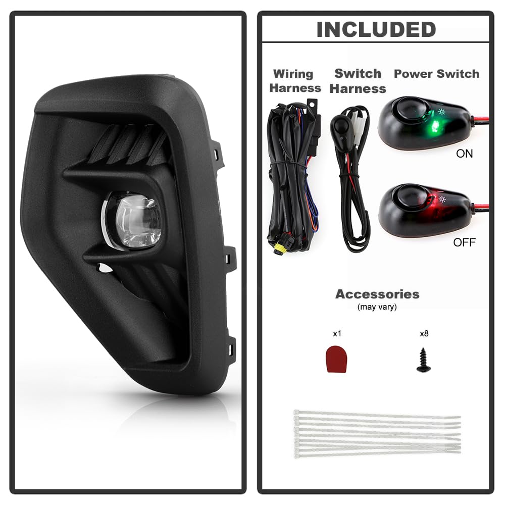 Snapklik.com : For 2023 2024 2025 Ford Escape LED Front Bumper Fog ...