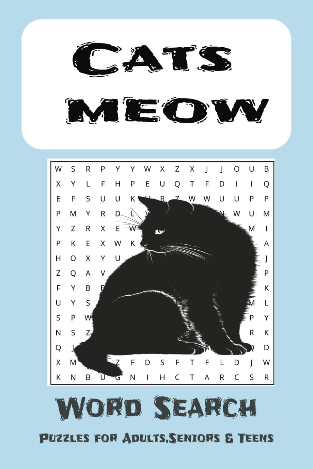 Cats Meow Word Search Puzzle Book: Word Searches with Easy to read ...