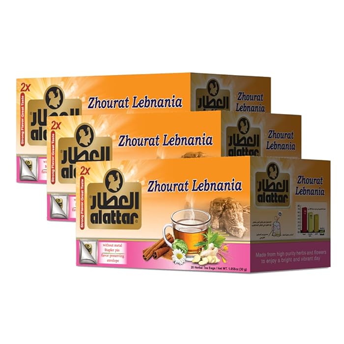 Buy AL ATTAR Zhourat Lebanese Natural Tea | Assorted Tea Bags ...