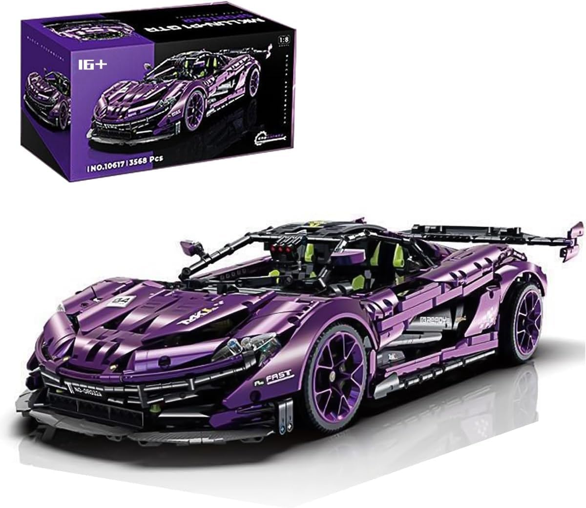 Technic Racing Car Model Building Set, 3568Pcs McLaren P1 Supercar ...