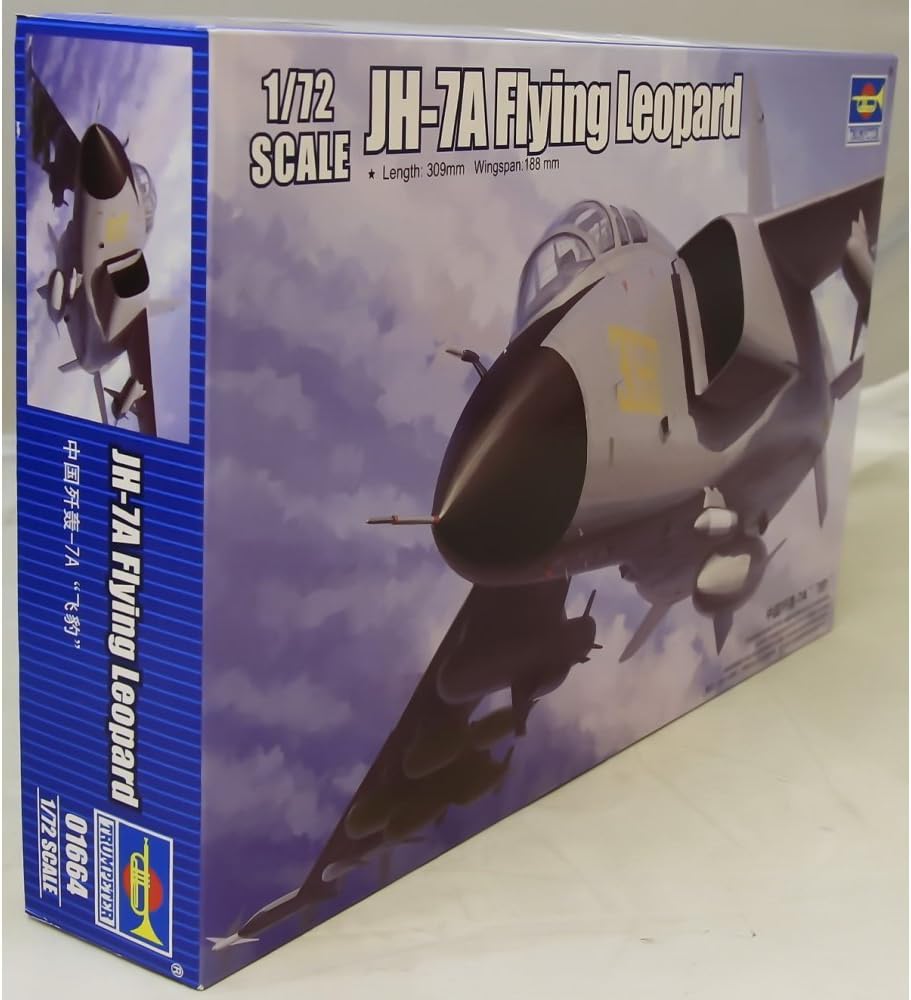 Amazon.com: Trumpeter 1/72 PLA Chinese JH-7A Flying Leopard Bomber Kit ...