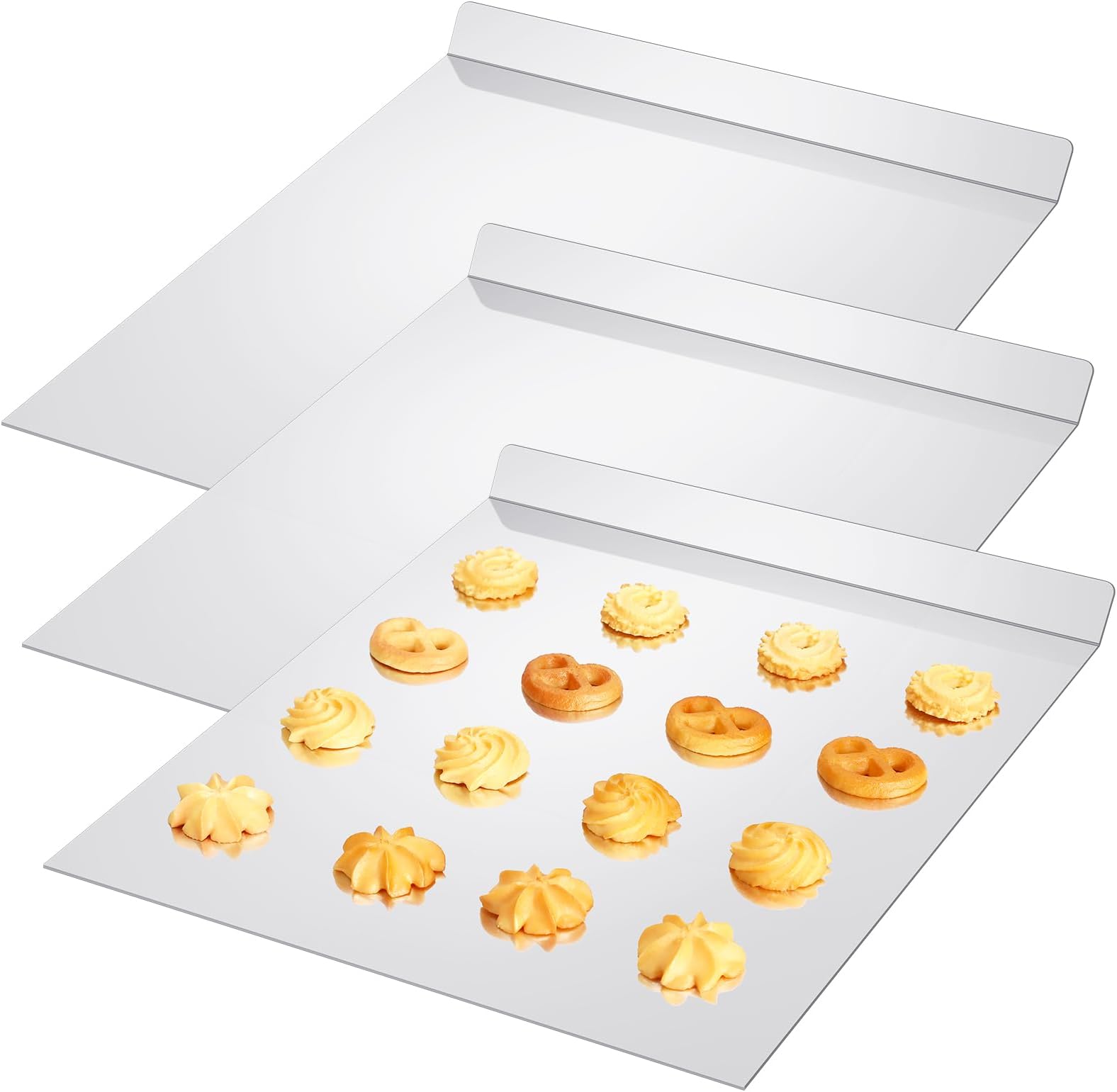 Amazon.com: AirBake Natural Cookie Sheet, 16 x 14 in: Baking Sheets ...