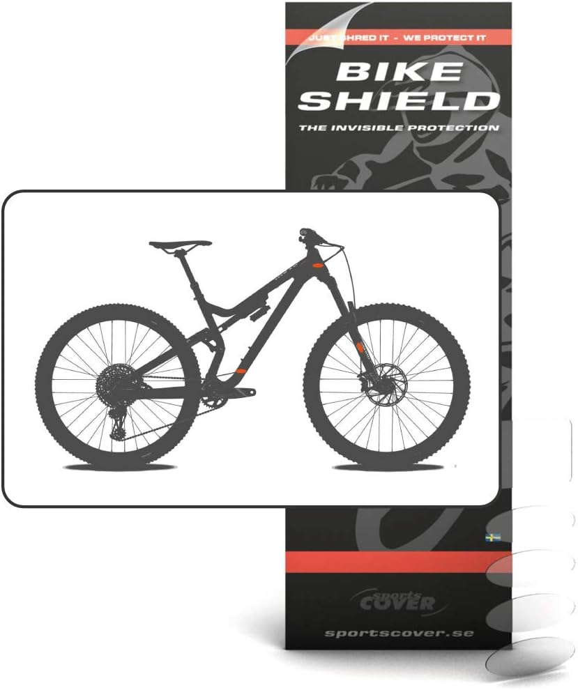 Amazon.com : Bike Shield Cable Shield Frame Protection, Matt Finish ...