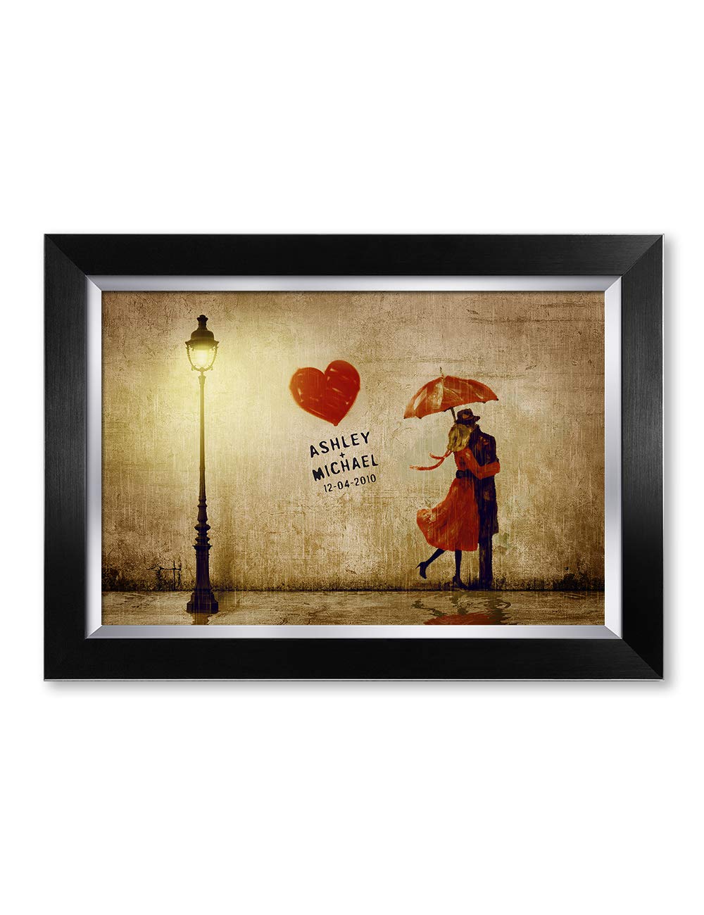 Amazon.com: IPIC - Our First Kiss Personalized Framed Artwork for ...