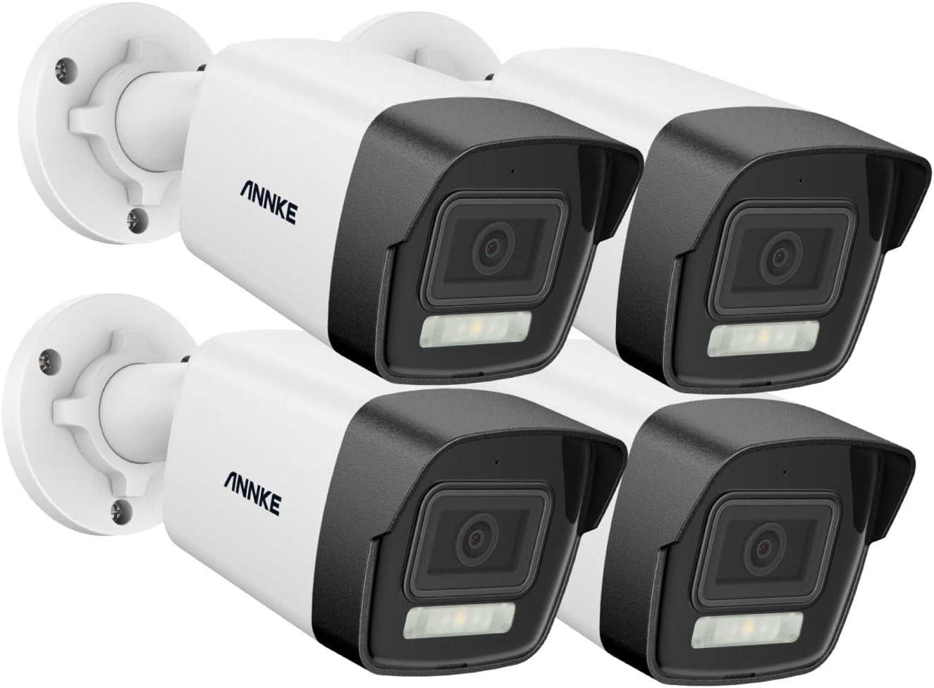 Amazon.com : ANNKE 12MP Security PoE Camera, 4 PCS Bullet IP Cameras ...