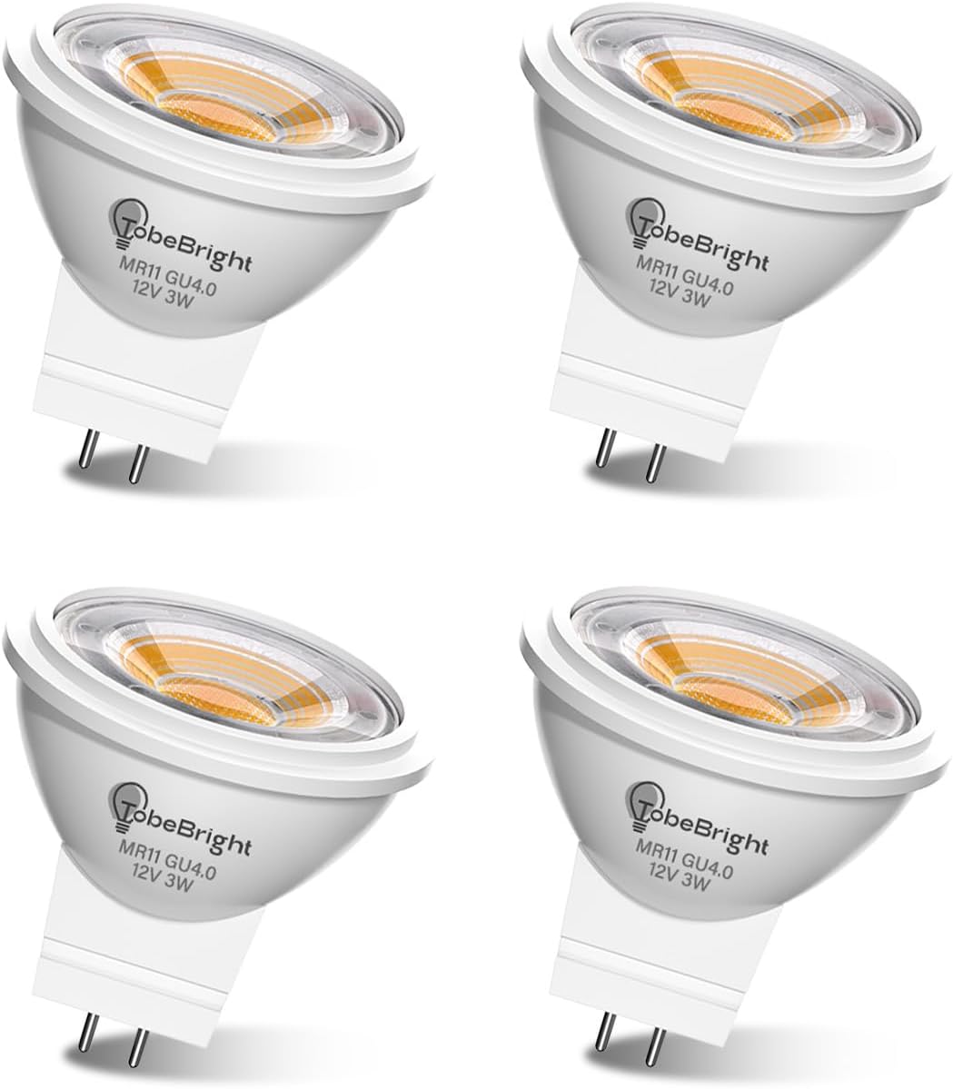 TobeBright MR11 LED Bulb 12V 3W Landscape Light Bulbs,MR11 12V 20W ...