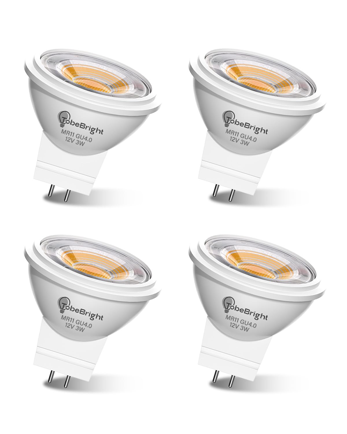 TobeBright MR11 LED Bulb 12V 3W Landscape Light Bulbs,MR11 12V 20W ...