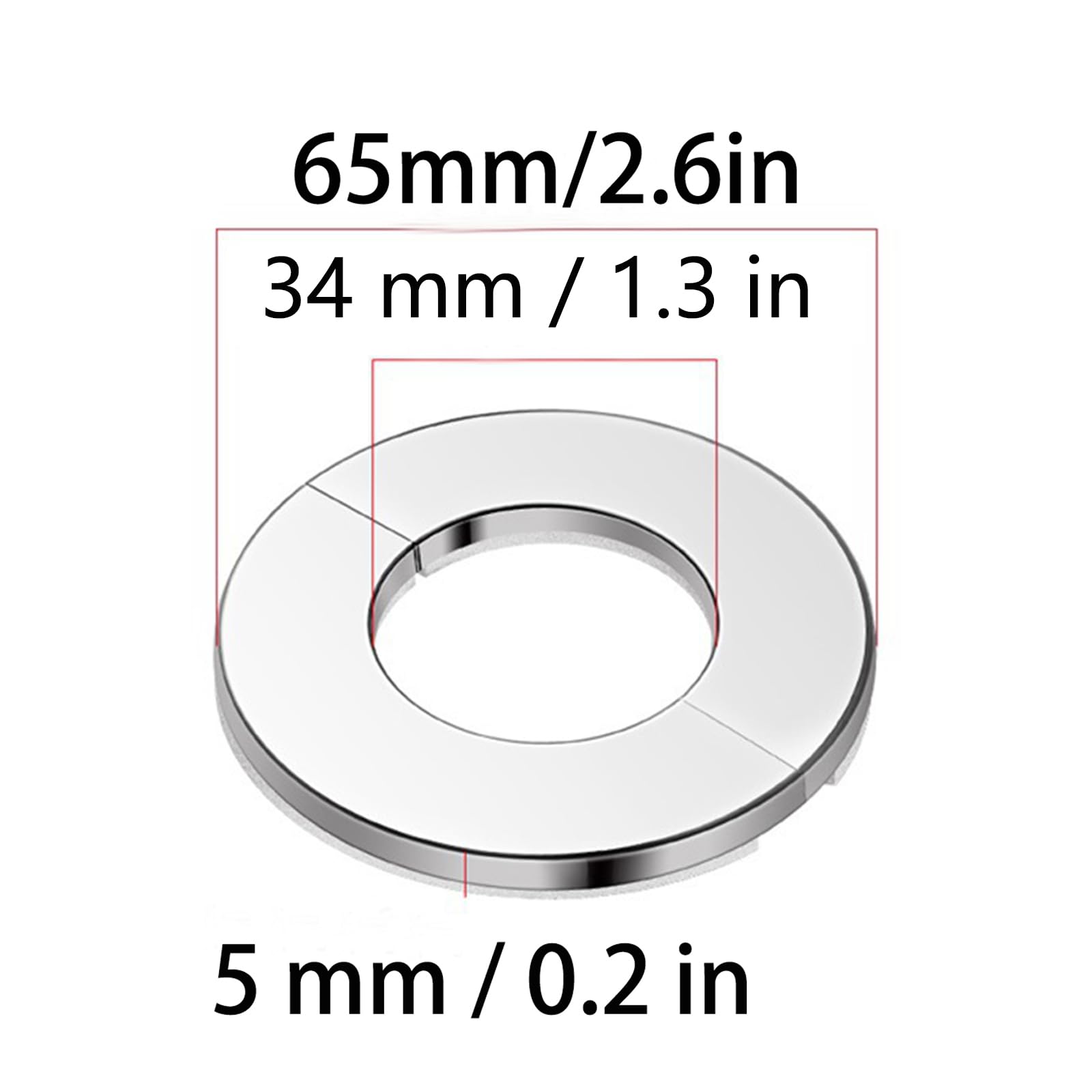 Escutcheon Plate Round Stainless For 15quot Rail Escutcheon