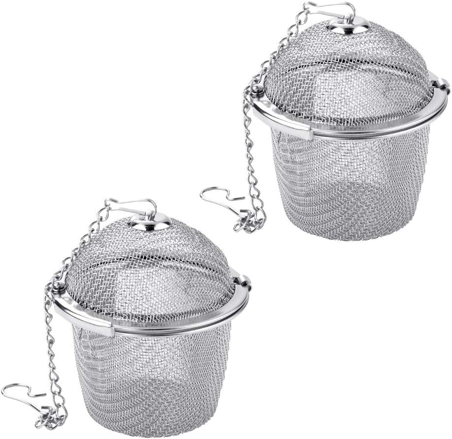 Apace Loose Leaf Tea Infuser (Set of 2) with Tea Scoop and Drip Tray ...