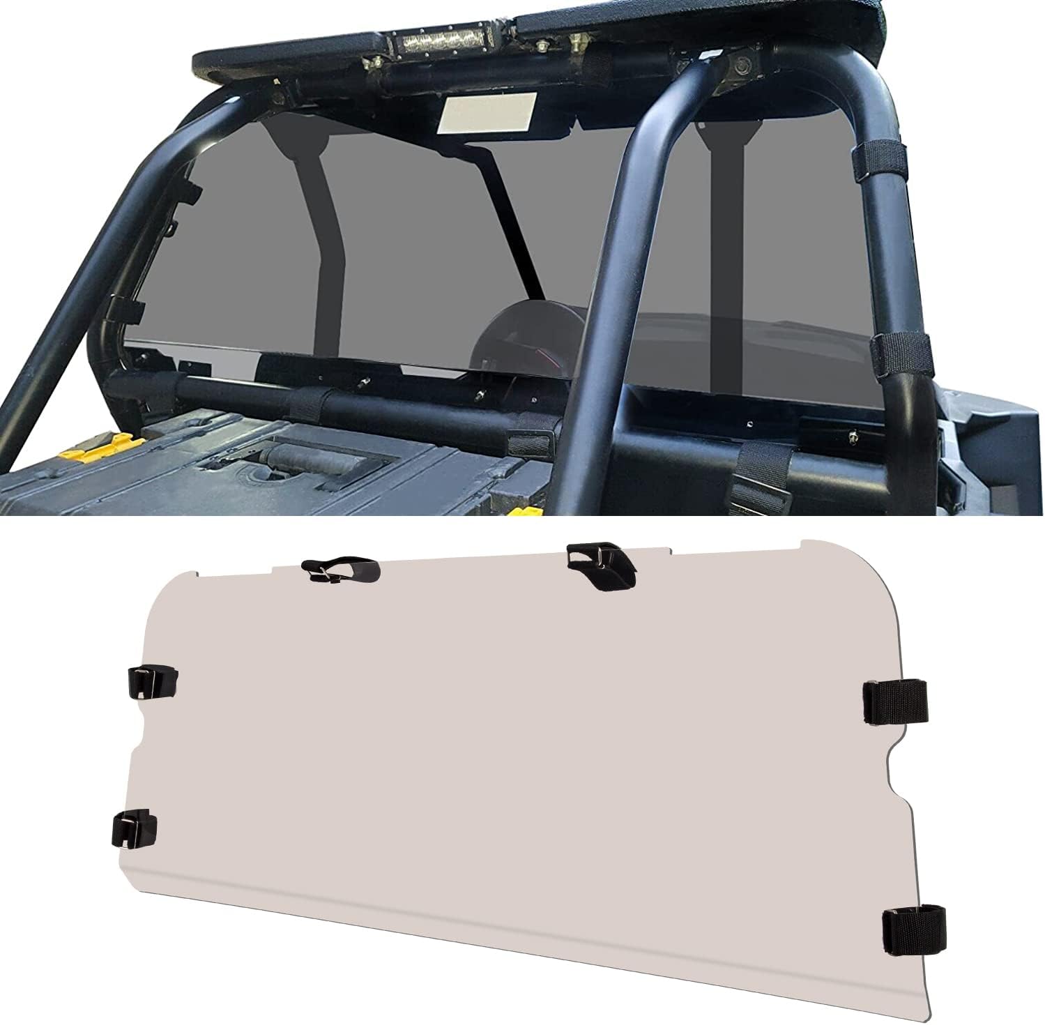 Amazon.com: SuperATV Dark Tinted Rear Windshield for 2024+ Polaris RZR ...