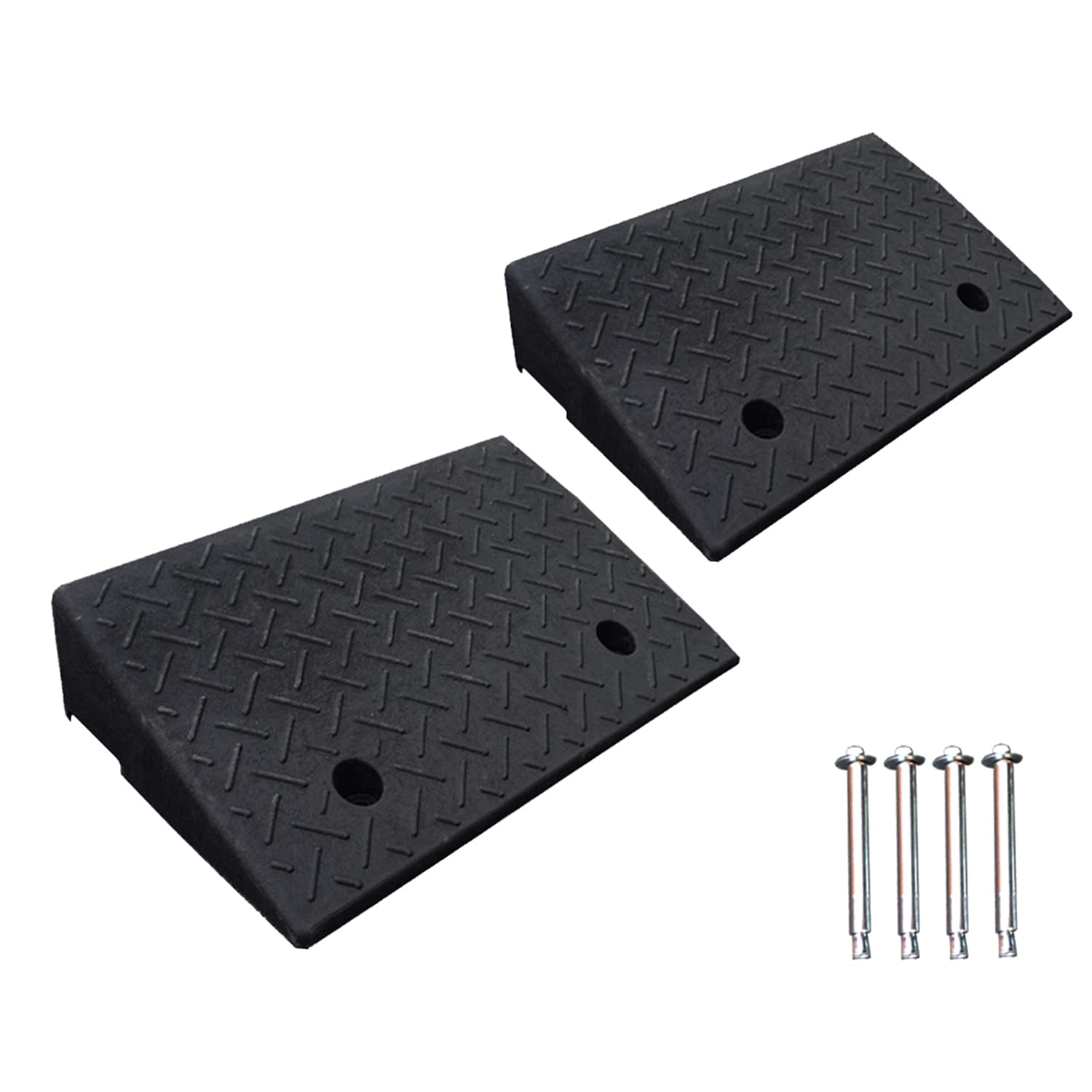 Buy LH-GUARD 2 Pack Curb Ramp, Heavy Duty Industrial Grade Driveway ...