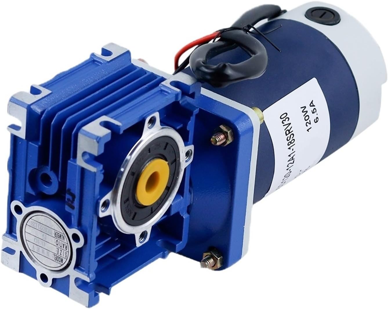 Amazon.com: GUGHTBCBP 300W NMRV40 DC Worm Gear Motor 12V 24V RV40 with ...