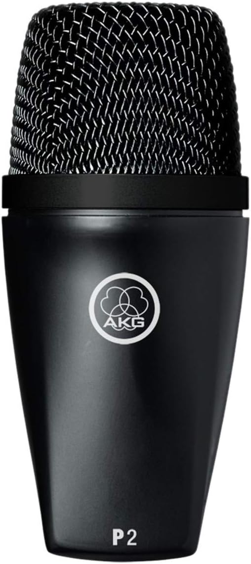 AKG P2 High-Performance Dynamic Bass Microphone,Black : Amazon.co.uk ...