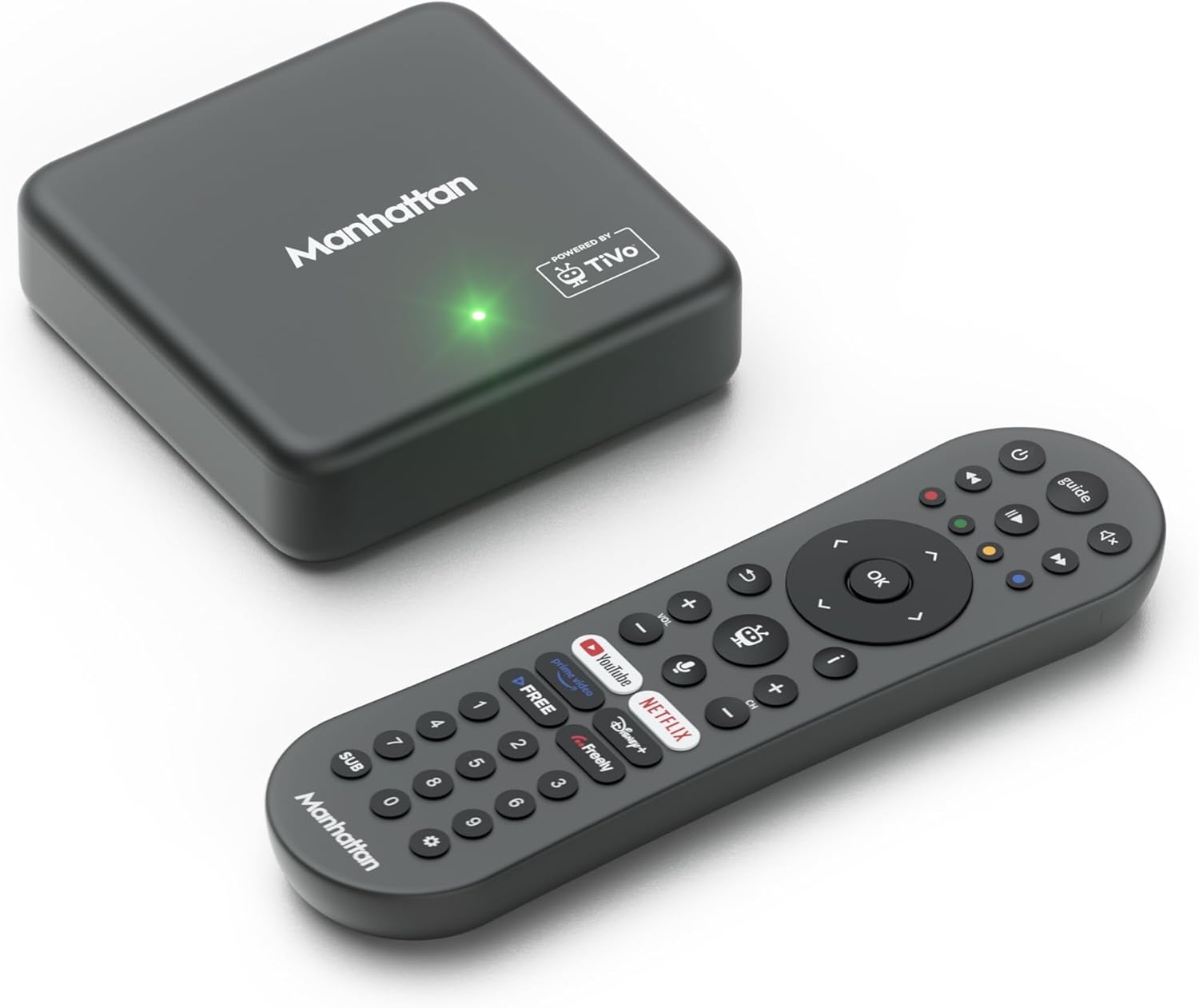 Manhattan Aero 4K TV Streamer with Freely: Amazon.co.uk: Electronics ...