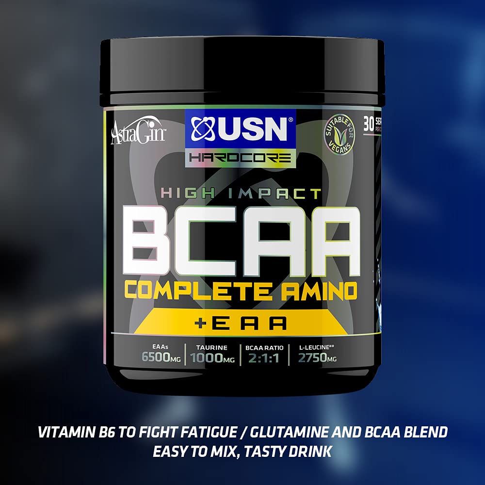 Buy USN Complete Blue Raspberry Flavour BCAA + EAA 400g (30 Servings ...