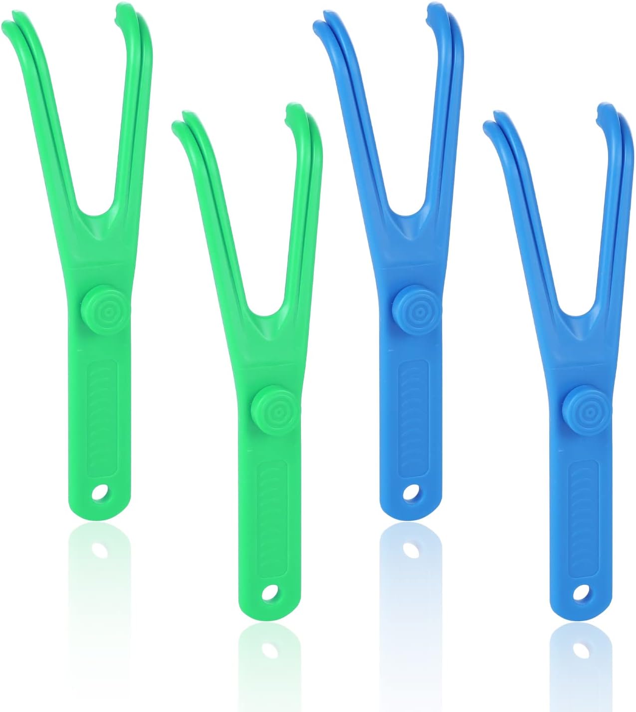 Amazon.com : 1 Piece Reusable Dental Floss Holder Handle +100 Pieces ...