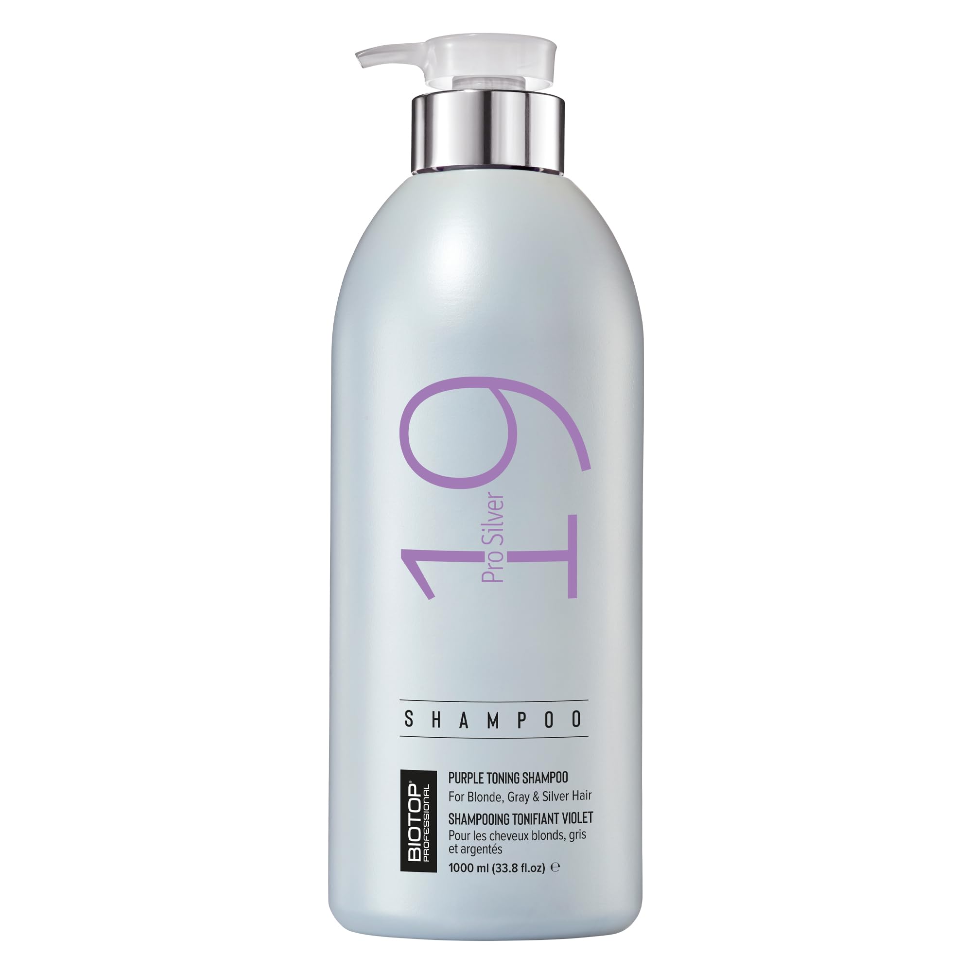Amazon.com : Biotop Professional 19 Pro Silver Shampoo - Purple Shampoo ...