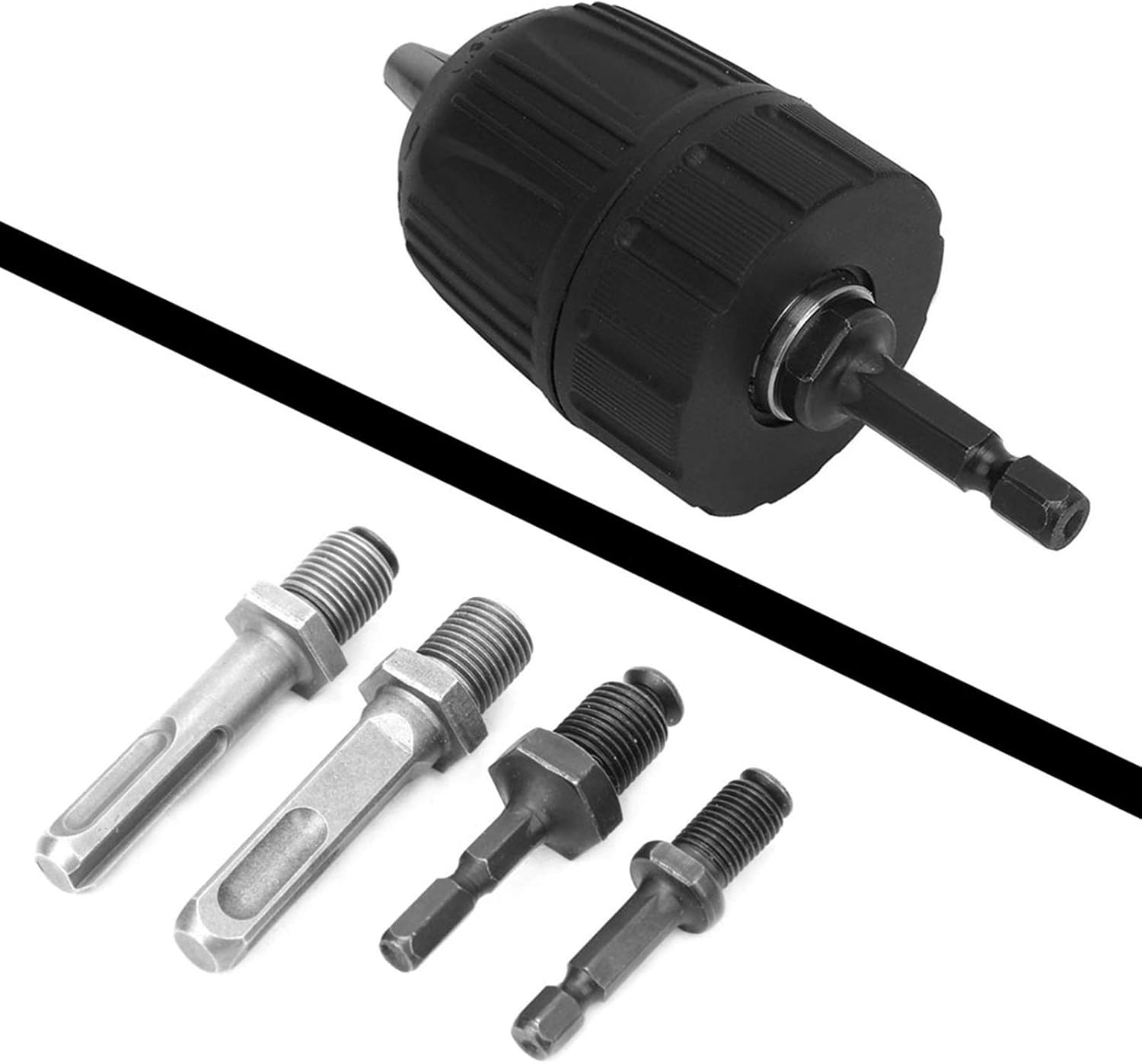 Square Hex Round Shank Adapter Rod Conversion Adapter for Drill Chuck ...