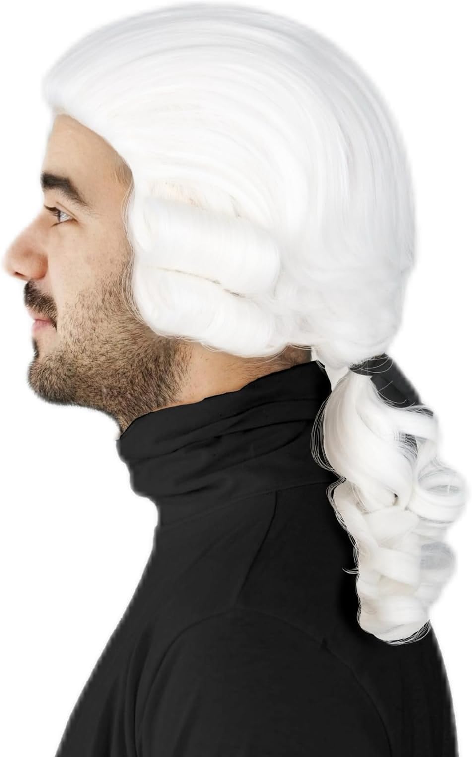 Amazon.com: Topcosplay Men Wigs Long Curly for Colonial Historical ...